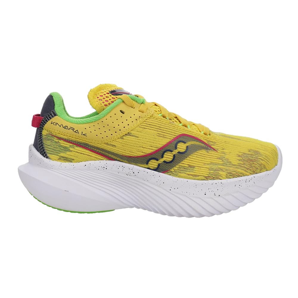 Saucony Women's Kinvara 14 Sneaker, Sulphur OTHERWORLD, 8