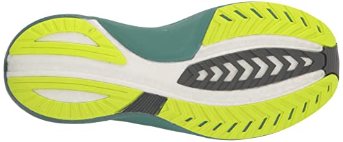 Saucony Men's Tempus Running Shoe Sneaker, Fossil/Moss, 8.5