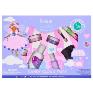 luna star naturals klee kids natural mineral makeup 6 piece kit (candy cloud fairy)