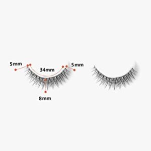 Gmagictobo False Eyelashes Short Natural Lashes Wispy Lashes 3D Faux Mink Lashes Pack Light Volume Soft Strips Fake Eye Lashes 7 Pairs Multipack