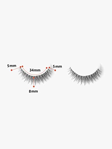 Gmagictobo False Eyelashes Short Natural Lashes Wispy Lashes 3D Faux Mink Lashes Pack Light Volume Soft Strips Fake Eye Lashes 7 Pairs Multipack