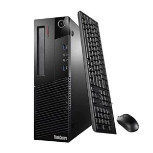 lenovo thinkcentre sff desktop computer i7 up to 3.9ghz, 16gb ram, new 1tb ssd, wifi, keyboard & mouse, windows 10 pro (renewed)