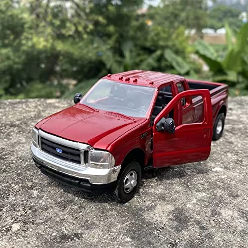 2019 F-350 Dually, Ruby Red and Stone Gray - Greenlight 46070/48 - 1/32 Scale Diecast Model Toy Car