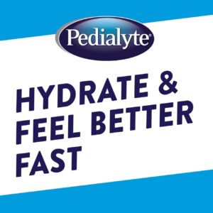 Pedialyte Electrolyte Solution, Grape, Hydration Drink, 1 bottle, half liter each