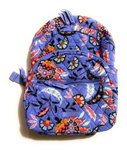 vera bradley essential compact backpack - mural garden