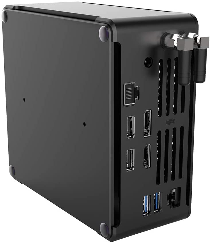 PARTAKER Nuc Gaming Mini PC Intel Xeon W-10885M 2 Lans Desktop Computer Windows 10 Pro/11 2xDDR4 2xNVMe 4K DP HDMI2.0 64GB Ram 1TB SSD