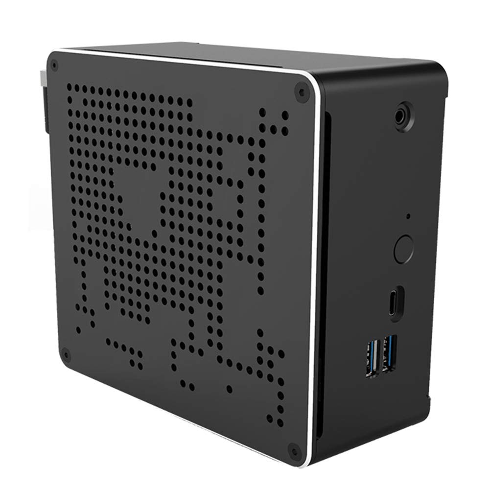 PARTAKER Nuc Gaming Mini PC Intel Xeon W-10885M 2 Lans Desktop Computer Windows 10 Pro/11 2xDDR4 2xNVMe 4K DP HDMI2.0 64GB Ram 1TB SSD