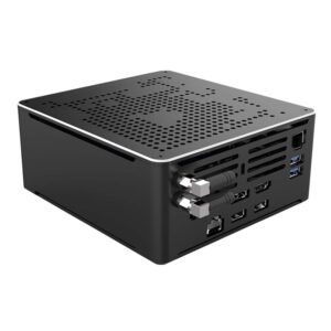 PARTAKER Nuc Gaming Mini PC Intel Xeon W-10885M 2 Lans Desktop Computer Windows 10 Pro/11 2xDDR4 2xNVMe 4K DP HDMI2.0 64GB Ram 1TB SSD