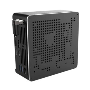 PARTAKER Nuc Gaming Mini PC Intel Xeon W-10885M 2 Lans Desktop Computer Windows 10 Pro/11 2xDDR4 2xNVMe 4K DP HDMI2.0 64GB Ram 1TB SSD