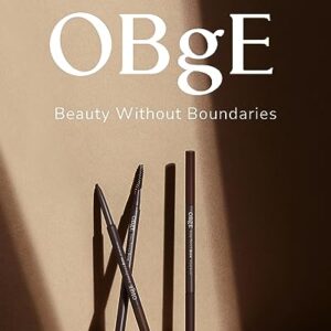 OBgE Easy Pencil Brow (Dark Brown, 0.003oz) - Ultra Fine Eyebrow Pencil with Brush for Precise and Effortless Brow Shaping. Long Lasting Natural Color.