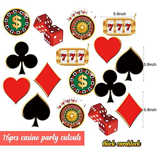 Casino Theme Party Decorations, Casino Birthday Party Decorations Supplies, Las Vegas Party Decorations, Poker Happy Birthday Backdrop, Casino Honeycomb Centerpieces, Casino Balloons Garland