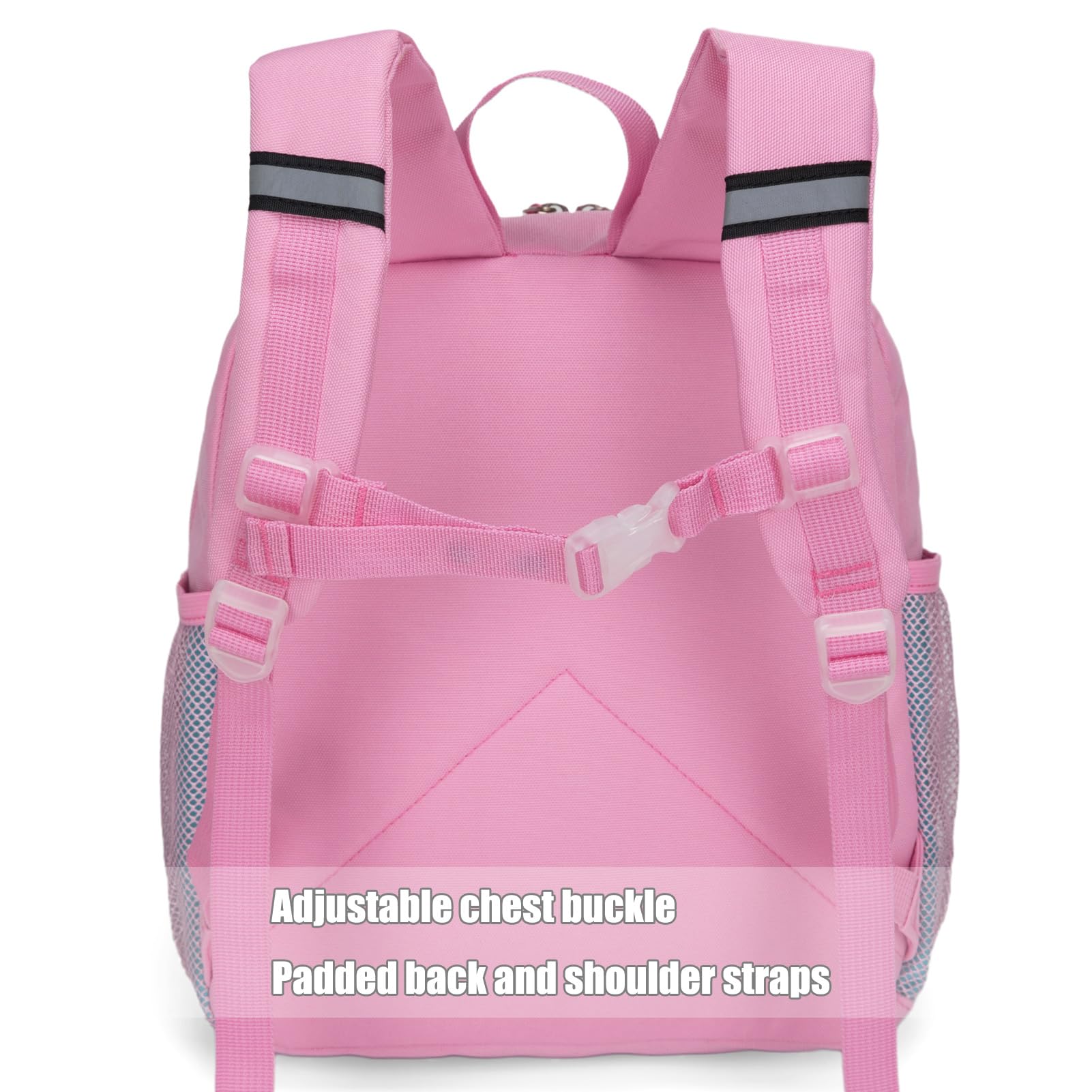 HawLander Preschool Backpack for Toddler Girls, Kids School Bag, Ages 3 to 7 years old, Mini, Pink Blue