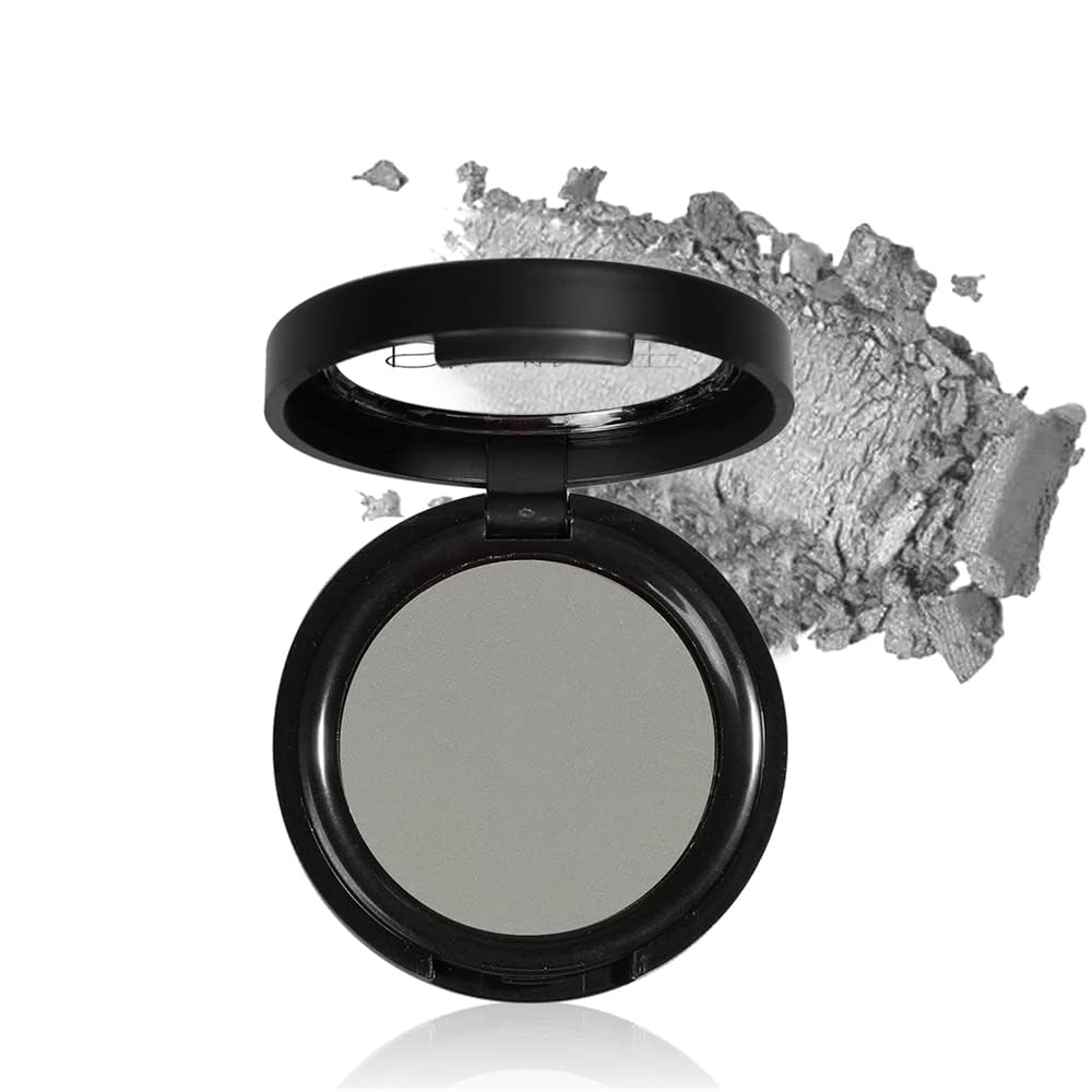 Mysense Single Matte Grey Eyeshadow,Pressed Fine Powder Eye Shadow,High Pigment Longwear Single Grey Eye Makeup for Day&Night (03)