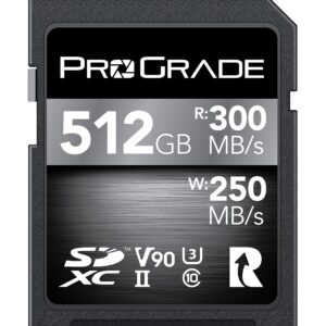 ProGrade Digital SDXC UHS-II V90 300R Memory Card (512GB)