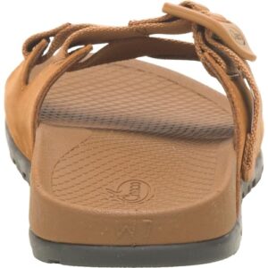 Chaco Women's Lowdown Leather Slide Sandal, Taffy, 9