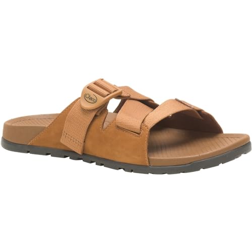 Chaco Women's Lowdown Leather Slide Sandal, Taffy, 9