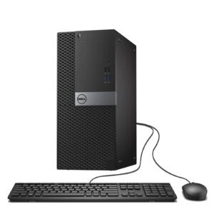 dell optiplex 7040 tower high performance business desktop computer, intel quad core i7-6700 up to 4.0ghz, 16g ddr4, 1t, wifi, bt, 4k support, dp, hdmi, windows 10 pro 64 en/sp/fr(renewed)