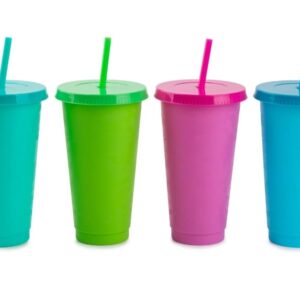 Color Changing Camo Tumbler and Straw Set