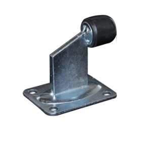 Door Stop Gate Stopper with Base Plate Large Rubber DORTIMATE MX04A Small Heavy Duty gate Stop Floor Mounted Slide Gate (H 3.74'')