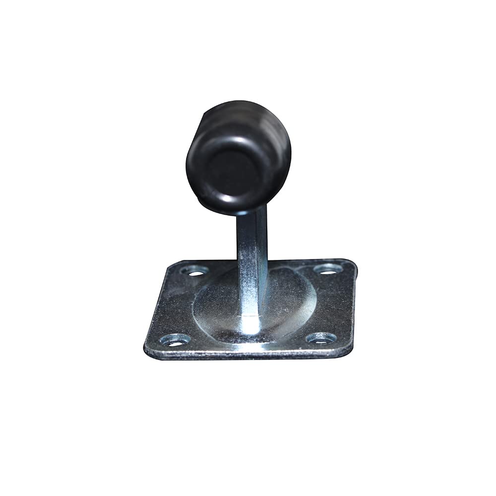 Door Stop Gate Stopper with Base Plate Large Rubber DORTIMATE MX04A Small Heavy Duty gate Stop Floor Mounted Slide Gate (H 3.74'')