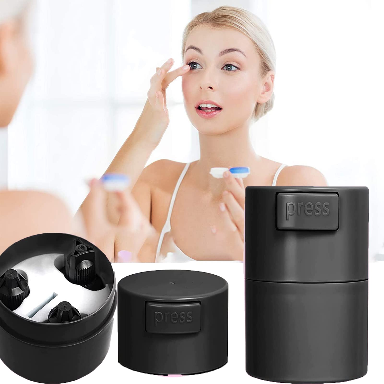 Eyelash Glue Storage Tank, BUCICE Sealed Leak-Proof Jar Container for Lash Extension Extension, Grafting Eyelash Supplies