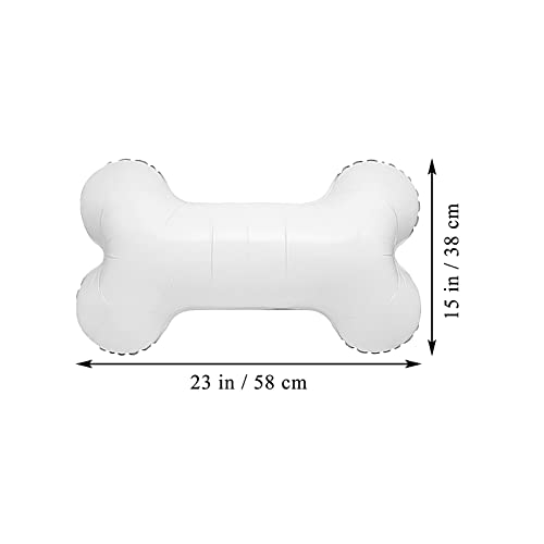 12pcs Dog Bone Balloons Aluminum Foil Bone Shaped Balloons for Pets Dog Kids Birthday Party Supplies