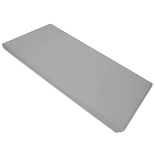 American Baby Company Microfiber Standard Day Care Nap Mat Sheet, Gray, 24" x 48" x 4", for Boys and Girls