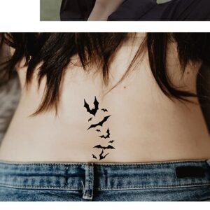 30 Different Patterns Dark Tattoo Stickers Waterproof Lasting Simulation Tattoo Unisex Temporary Stickers (F)