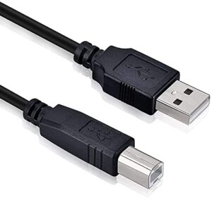 ppj usb 2.0 cable cord for canon mp190 mp240 mp260 mp480, canon selphy cp770 es40 photo printer, canon selphy cp400 cp600 cp780 digital photo thermal printer, canon mp480 all in one printer 120080