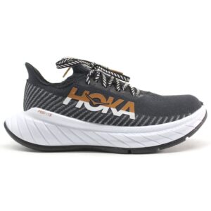 HOKA ONE ONE Women Running Shoe, Black White, 8 US