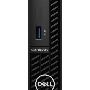 Dell 2022 Newest Optiplex 3090 Micro Form Factor Business Desktop, Intel Core i5-10500T, 16GB RAM, 512GB PCIe SSD, DisplayPort, RJ-45, Wi-Fi 6, Bluetooth, Wired Mouse&Keyboard, Windows 11 Pro, Black