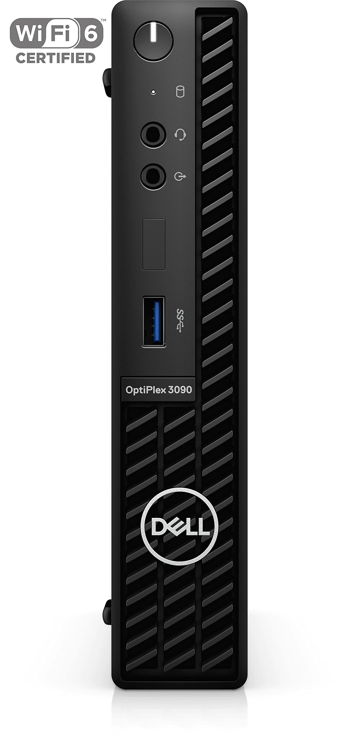 Dell 2022 Newest Optiplex 3090 Micro Form Factor Business Desktop, Intel Core i5-10500T, 16GB RAM, 512GB PCIe SSD, DisplayPort, RJ-45, Wi-Fi 6, Bluetooth, Wired Mouse&Keyboard, Windows 11 Pro, Black