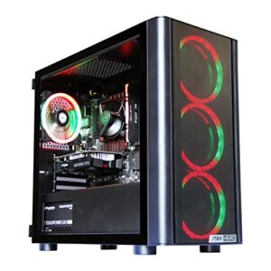 zotac gaming mek hero g1 i1416fv gaming pc desktop intel 11th gen core i5 11400f, geforce gtx 1650 4gb, 8gb 3200 mhz ddr4, 500gb m.2 nvme ssd, wifi + bluetooth, rgb ‎- gh1650i1400f01ba-u-w11