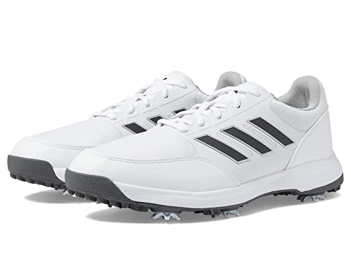 adidas Men's Tech Response 3.0 Golf Shoes, Footwear White/Dark Silver Metallic/Silver Metallic, 11