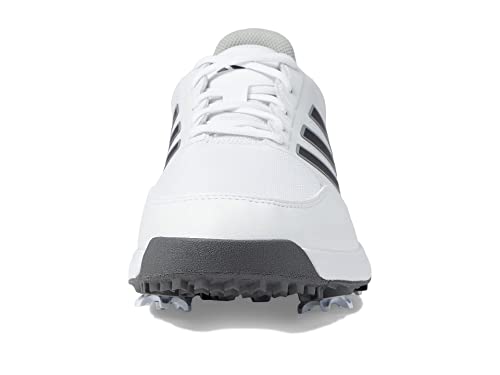 adidas Men's Tech Response 3.0 Golf Shoes, Footwear White/Dark Silver Metallic/Silver Metallic, 11