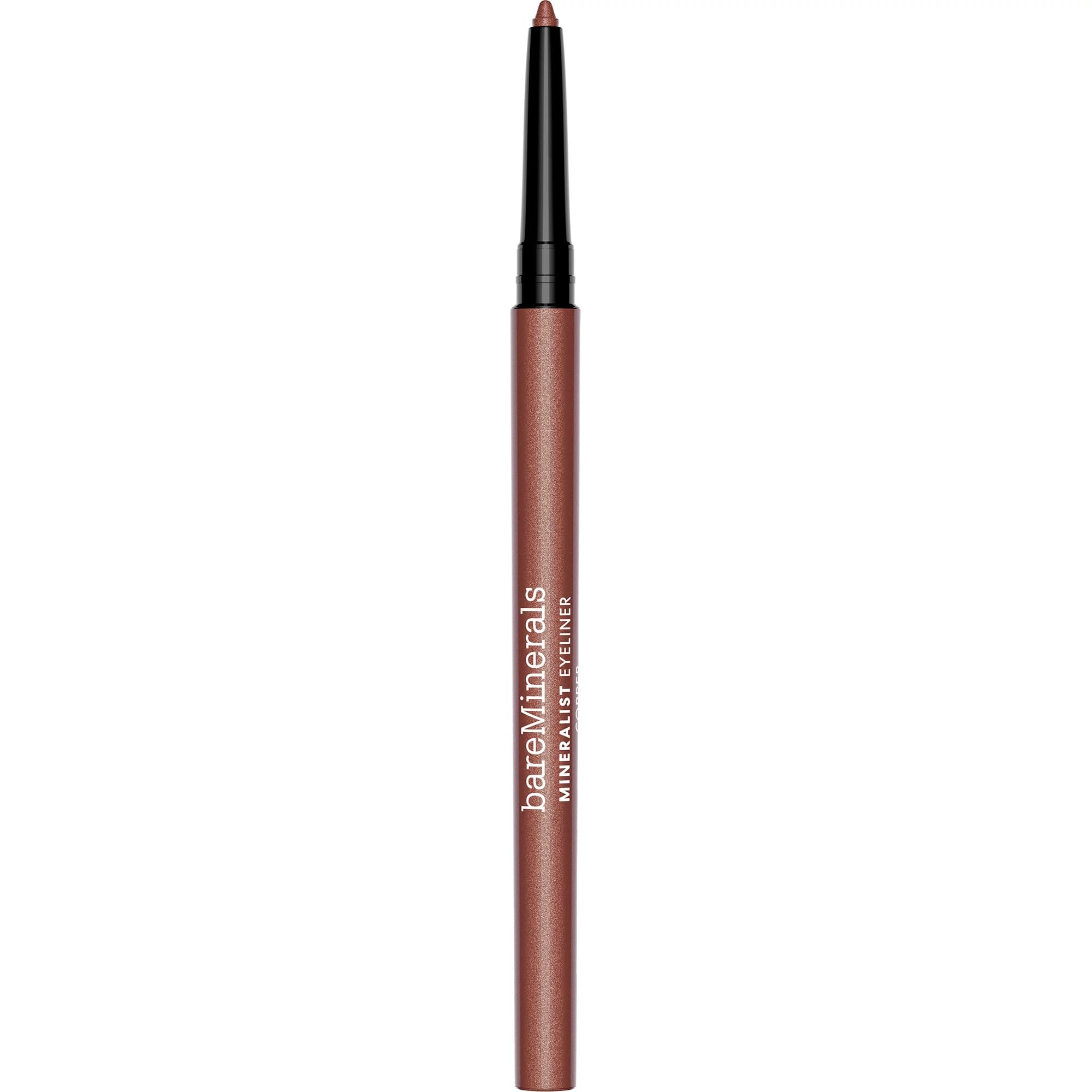 bareMinerals Mineralist Lasting Eyeliner, Mineral-Based Waterproof Eyeliner, Long-Lasting Blendable Color, Safe for Waterline, Retractable, Vegan