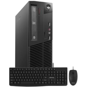 lenovo thinkcentre m73 sff i3 desktop computers small form factor windows 10 pro, 8gb ram 500gb hard drive, wifi, dvd, vga, dp port, keyboard and mouse (renewed)