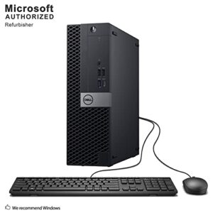 Dell OptiPlex 7070 SFF High Performance Desktop Computer, Intel Six Core i5-9500 up to 4.4GHz, 16G DDR4, 512G SSD, WiFi, BT, 4K Support, DP, HDMI, Win 10 Pro 64 English/Spanish/French(Renewed)