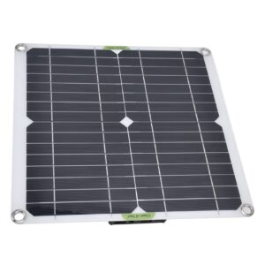 Portable Solar Panel, 11 x 11in Solar Cell Panel 200W 5V Lightweight Thin Design Solar Charger Board for Household Car Ship