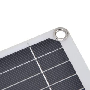 Portable Solar Panel, 11 x 11in Solar Cell Panel 200W 5V Lightweight Thin Design Solar Charger Board for Household Car Ship