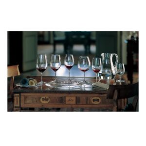 Riedel Vinum Bordeaux Grand Cru Glasses (4-Pack) with Polishing Cloth Bundle (3 Items)