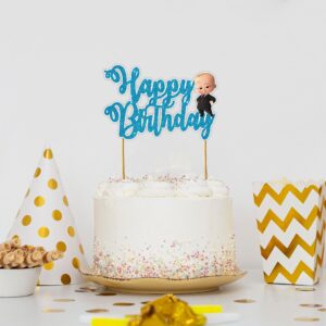 Seyal® Bby Boss Happy Birthday Cake Topper