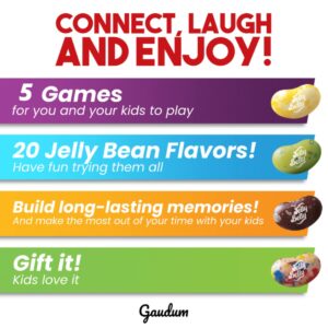 Jelly Belly Bean Boozled Jelly Beans Candy NEW EDITION + 5 Gaudum Jelly Bean Cards (For Kids)