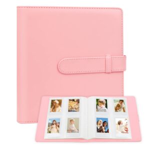 256 photos album for fujifilm instax mini camera/polaroid 2”x3” pictures, 2x3 photo album book for fujifilm instax mini 11 12 evo 9 90 70 40 8 instant camera & instax mini instant film (pink)