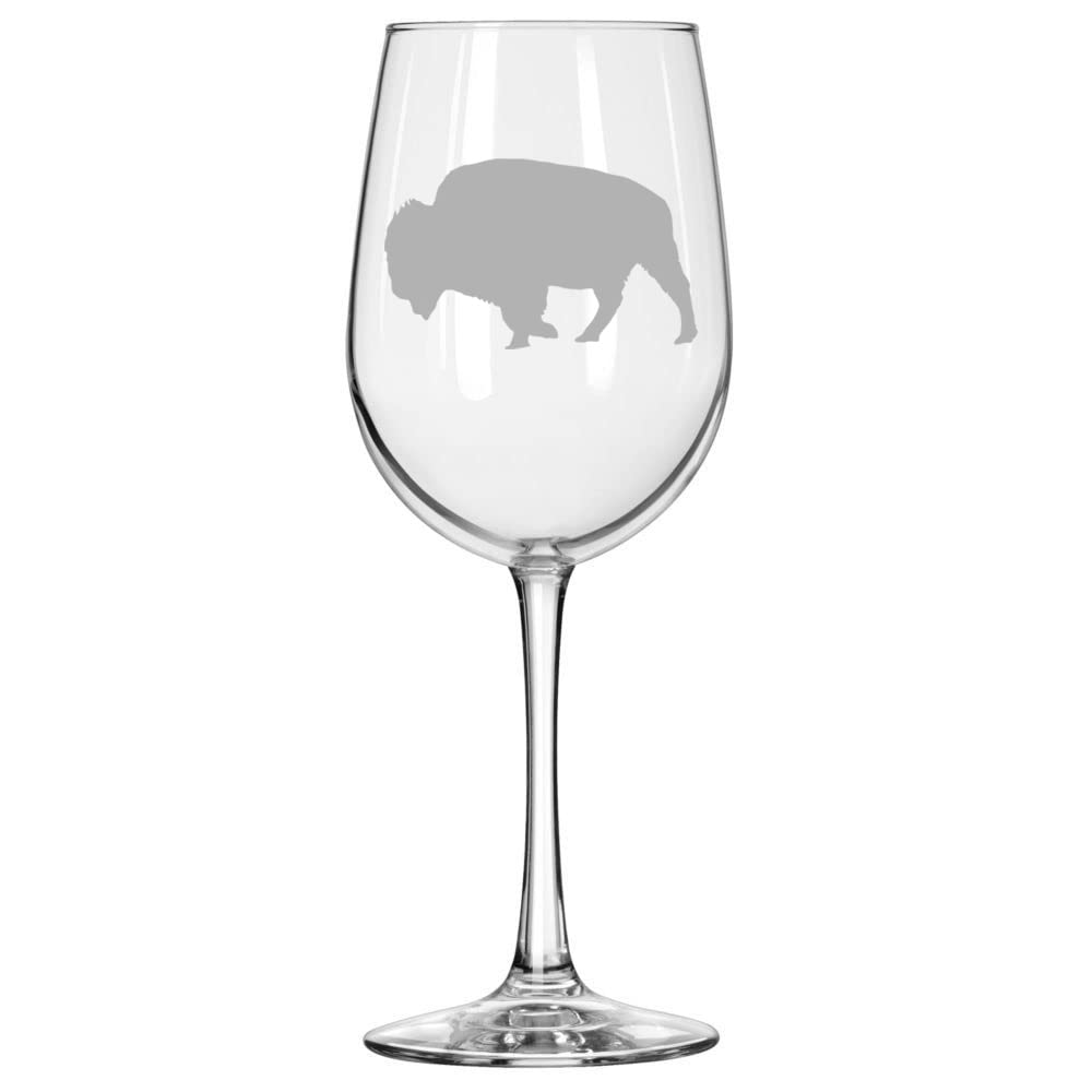 MIP Brand Wine Glass for Red or White Wine Buffalo (16 oz Tall Stemmed)