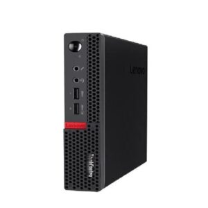 lenovo thinkcentre m715q tiny desktop 8gb 256gb ssd amd pro a10-8770e 2.80ghz win10p, black (renewed