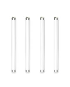 bug zapper replacement bulb light tube 10w for 20w electronic bug zapper, t8 bulbs for indoor outdoor mosquito zapper lamp (4 pack)