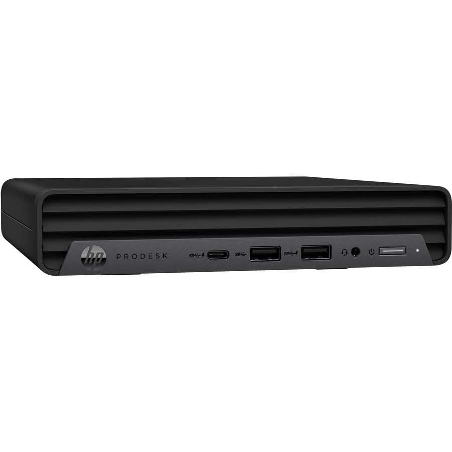 HP Business Desktop ProDesk 400 G6 Desktop Computer - Intel Core i5 10th Gen i5-10500T Hexa-core (6 Core) 2.30 GHz - 16 GB RAM DDR4 SDRAM - 256 GB NVMe M.2 PCI Express SSD - Desktop Mini - Black