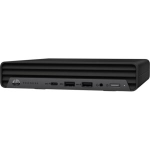 HP Business Desktop ProDesk 400 G6 Desktop Computer - Intel Core i5 10th Gen i5-10500T Hexa-core (6 Core) 2.30 GHz - 16 GB RAM DDR4 SDRAM - 256 GB NVMe M.2 PCI Express SSD - Desktop Mini - Black