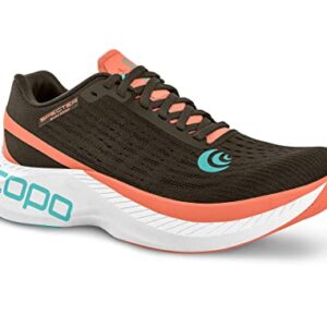 Topo Athletic Women's Specter Comfortable Lightweight 5MM Drop Road Running Shoes, Athletic Shoes for Road Running, Espresso/Peach, Size 8.5